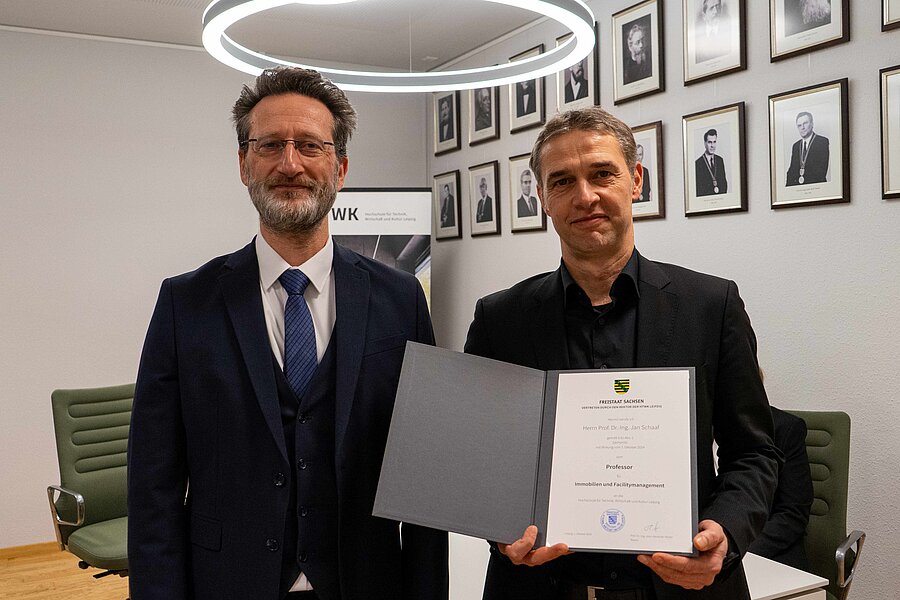 HTWK Leipzig | Rektor verleiht Berufungsurkunden